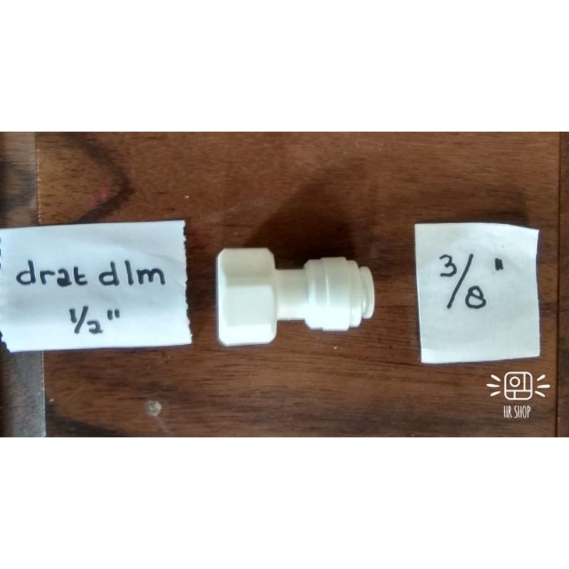 Jual Fitting drat dalam 1/2 x colok 3/8 inch | Shopee Indonesia