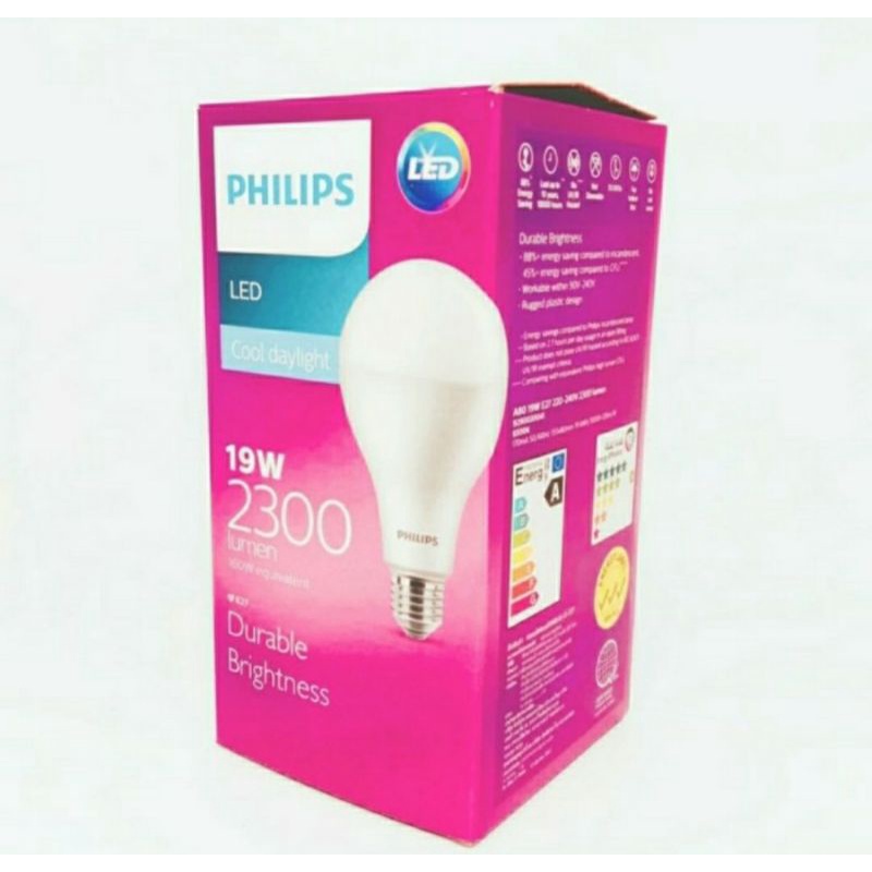 Jual Lampu Led Bulb Philips 19 Watt 19w 19 w | Shopee Indonesia