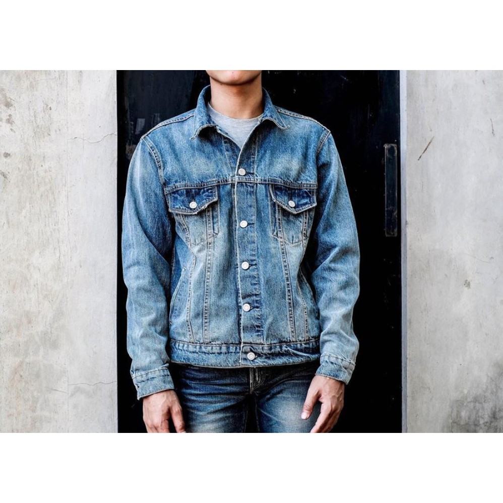 Jual Bespoke Project - Denim Jacket NO.523 | Shopee Indonesia