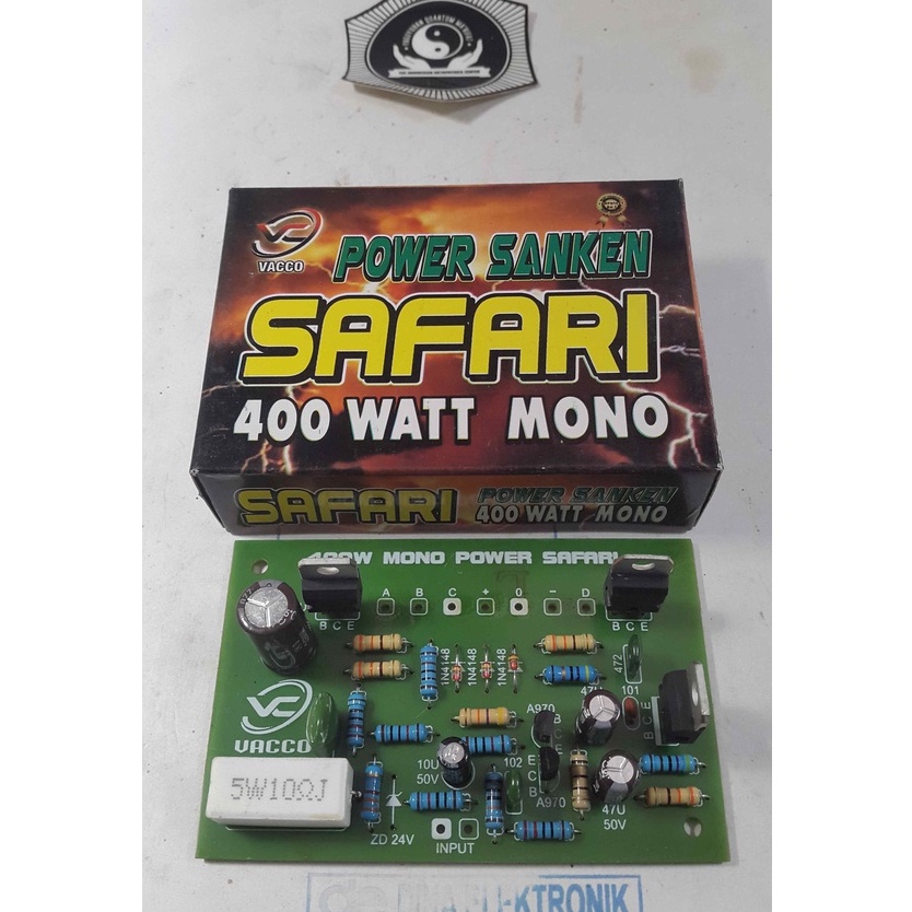 Jual KIT DRIVER POWER 400 WATT MONO SAFARI | Shopee Indonesia