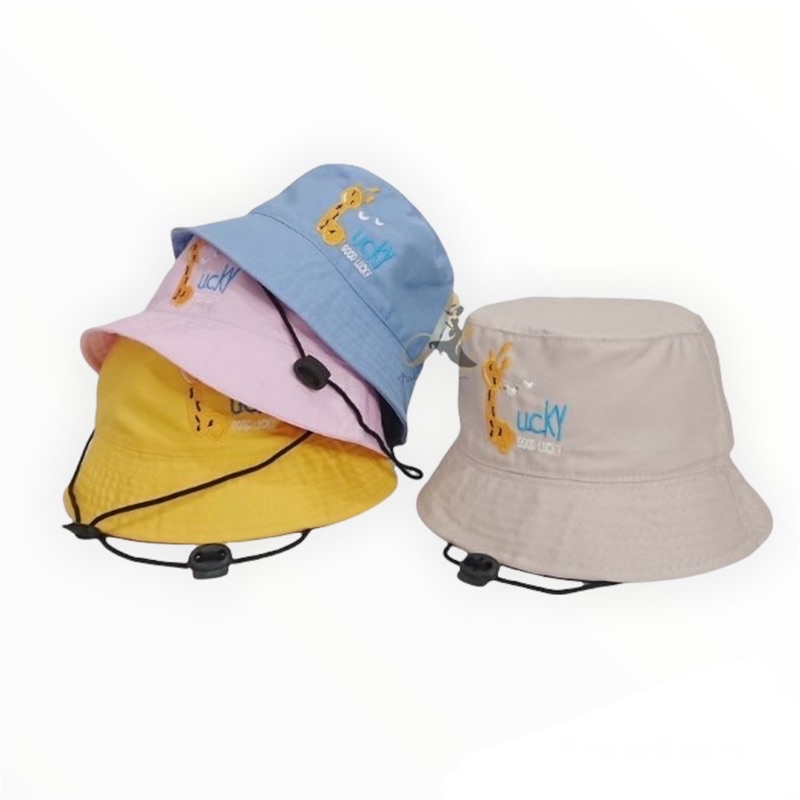 Jual Topi Bucket Tali Jerapah Bordir (2-10Thn) | Shopee Indonesia