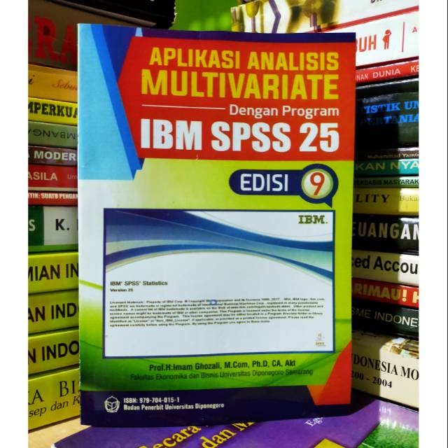 Jual Aplikasi Analisis Multivariate dengan program IBM SPSS 25 + CD - Imam Ghozali | Shopee ...