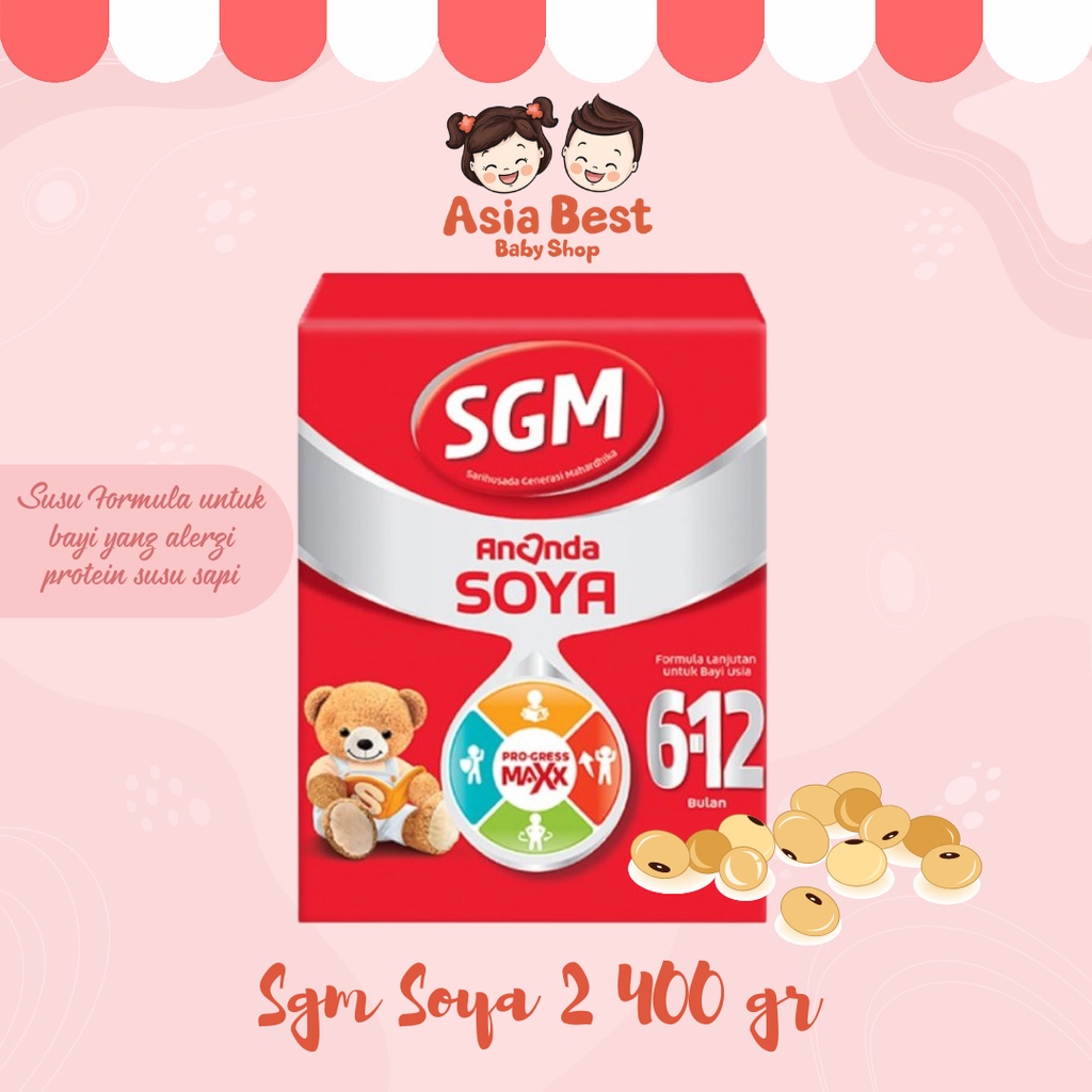 Jual Sgm Soya Ananda 2(400gr)Susu Formula untuk Bayi 6-12 Bulan | Shopee Indonesia