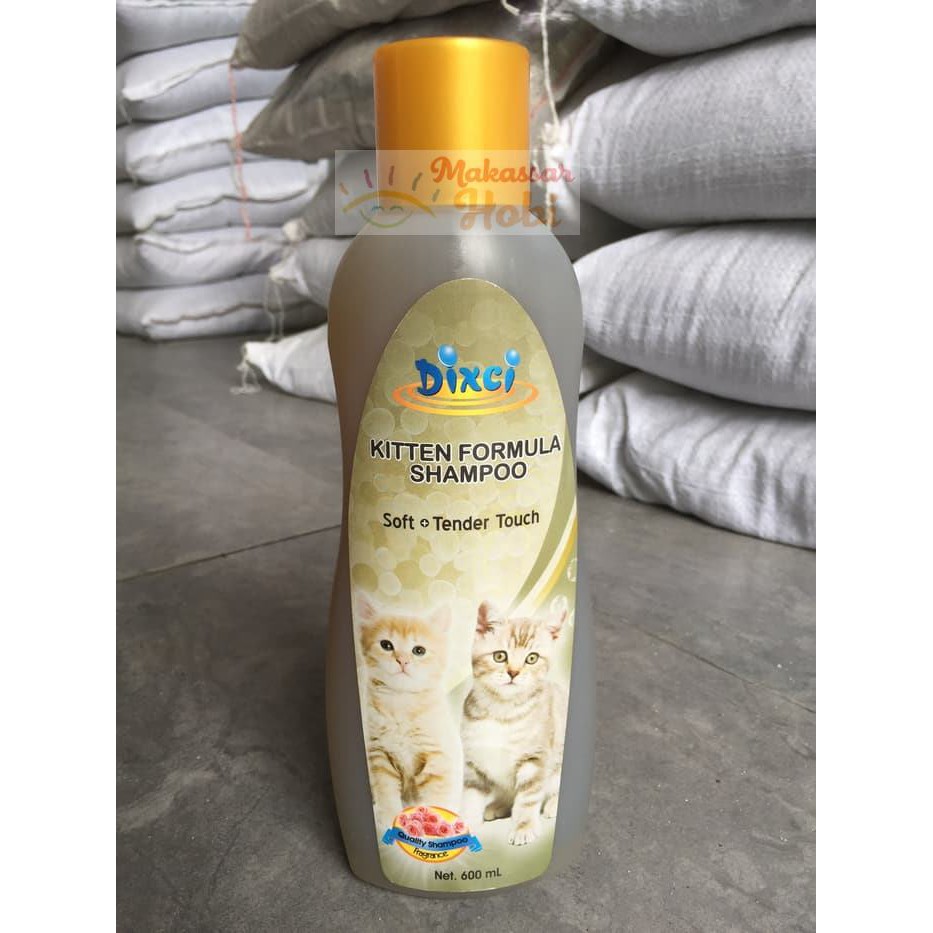 Jual Shampo Kucing DIXCI Kitten Formula Shampoo Sampo Anak Kucing 600ml ...