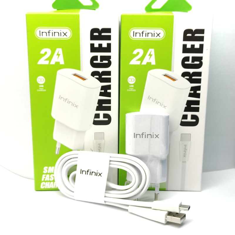 Jual Charger Infinix USB Type C Support Fast Charging 2A Infx Note 8 ...