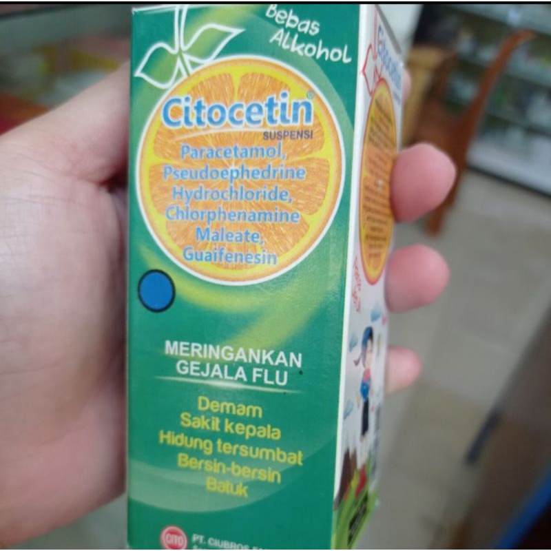 Jual citocetin sirup obat demam batuk pilek | Shopee Indonesia