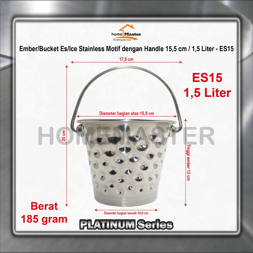 Jual Ember/Bucket Es/Ice/Wine/Beer/Champagne Stainless dengan/with ...