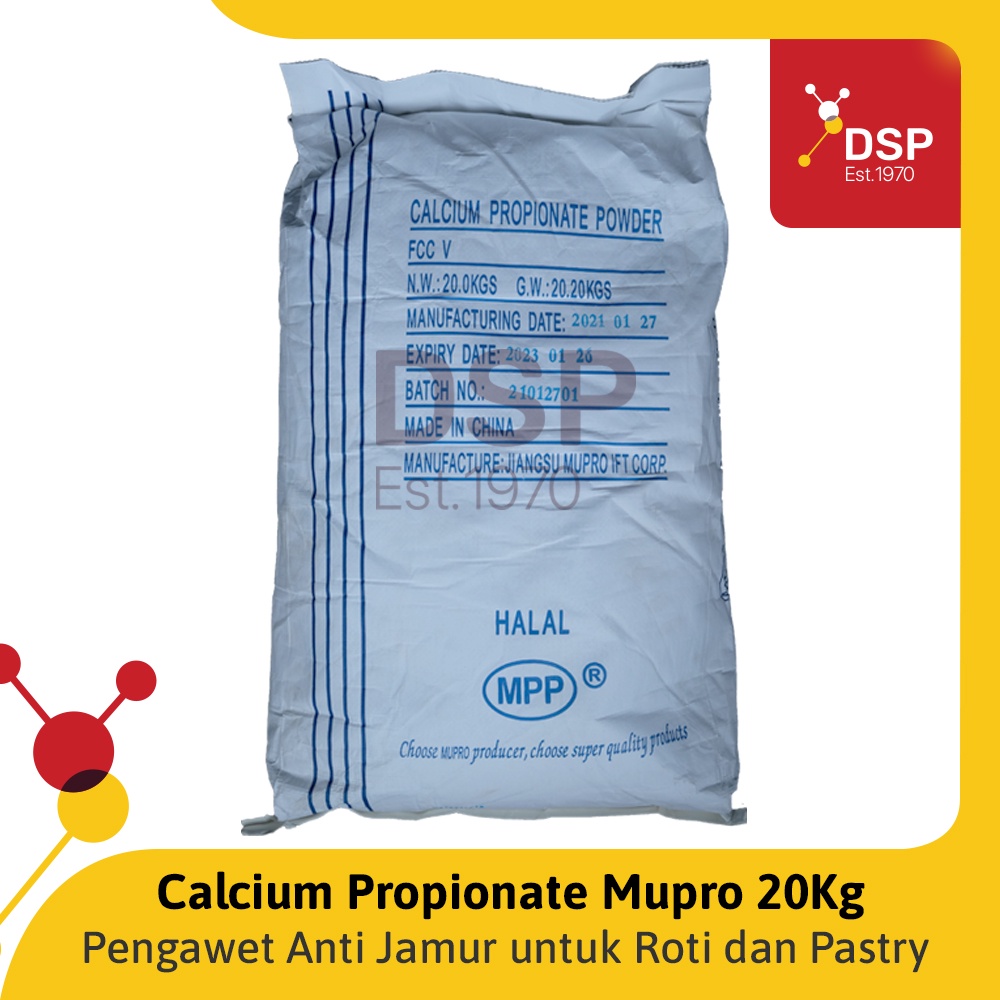 Jual Calcium Propionate Mupro Ex. RRT Anti Tengik untuk Roti dan Kue ...