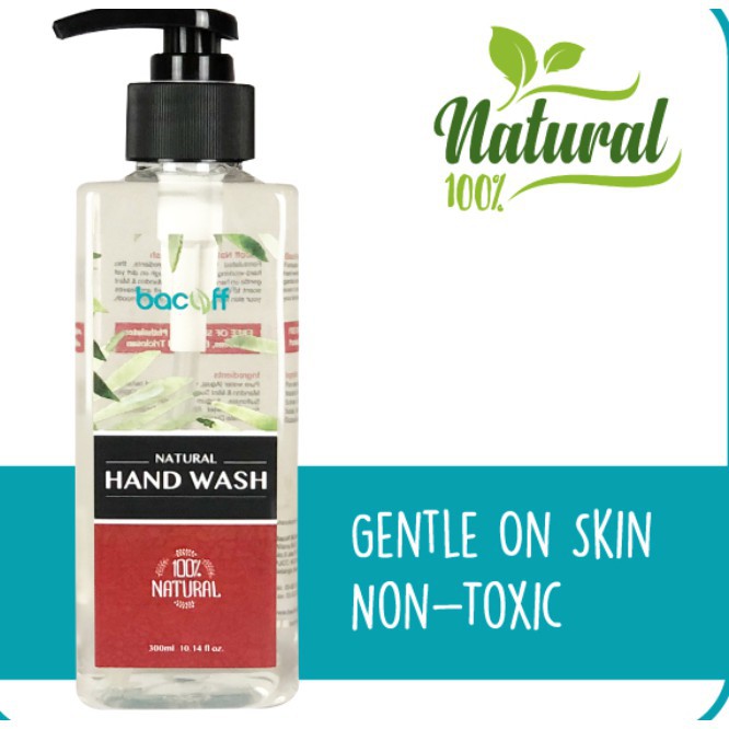 Jual Bacoff Sabun Cuci Tangan Natural 300 mL | Shopee Indonesia