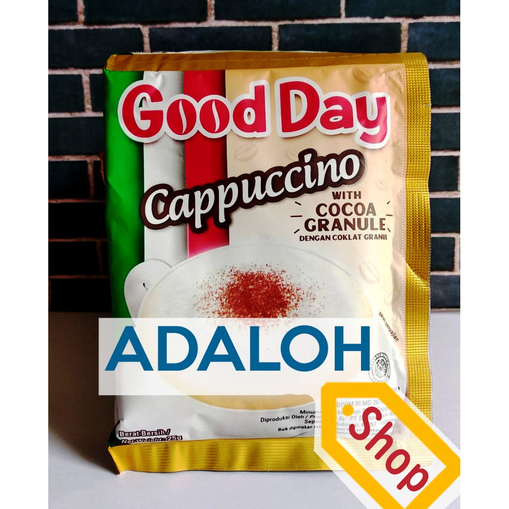 Jual Good Day Cappuccino Renceng (10 Sachet Berat 25 Gram) | Shopee Indonesia
