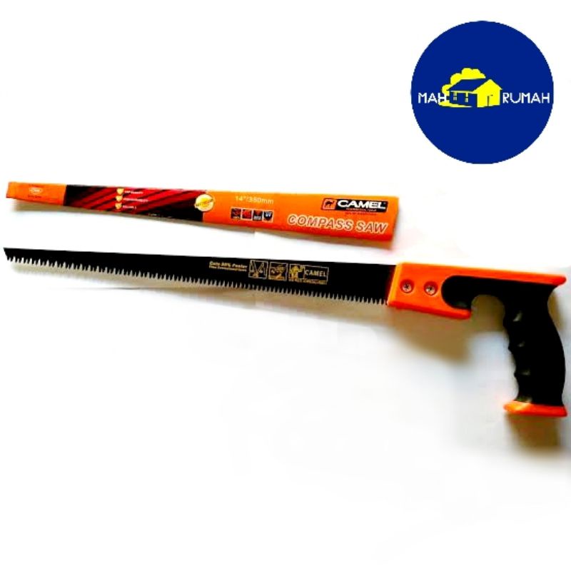 Jual Gergaji Graji Kayu Lancip COMPASS SAW TEFLON 14" 14inch gg PVC ...