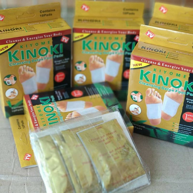 Jual koyo kinoki gold detox kaki herbal original sepasang 2 pcs ...