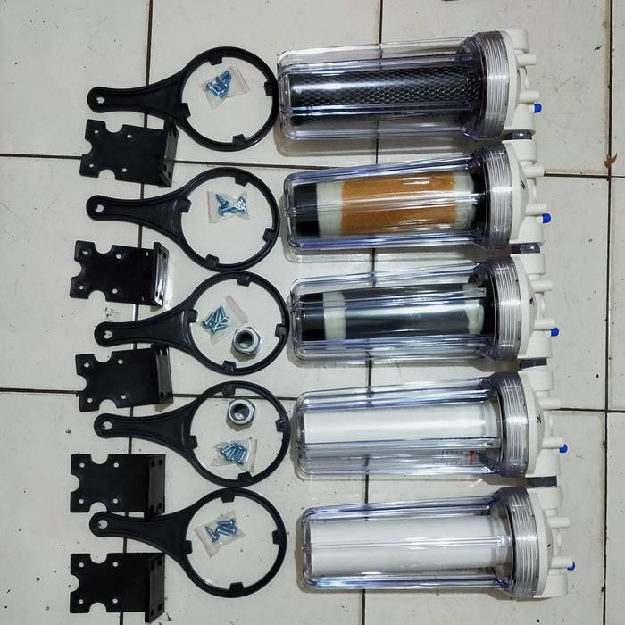 Jual Filter Keran Air / Filter Air Paket 5 ( Pasir,Besi,Bau,Kapur ...