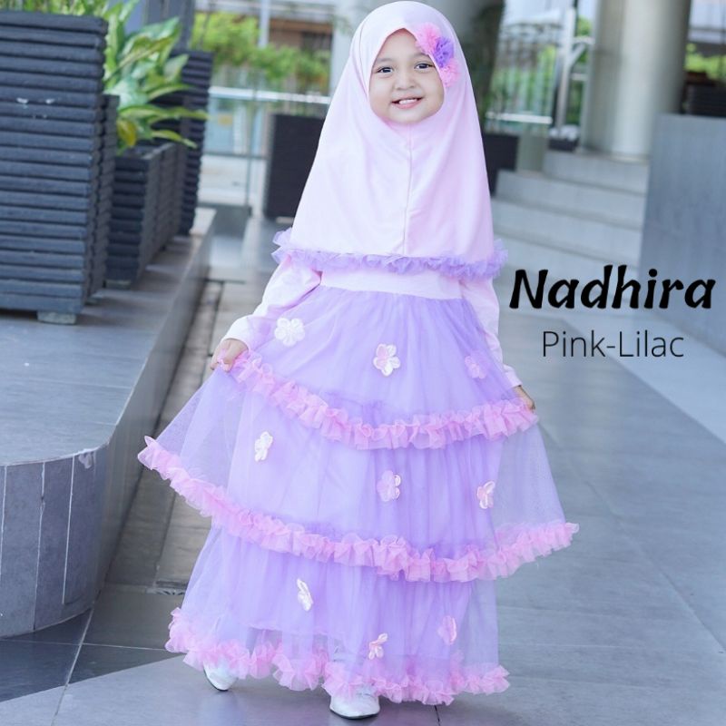 Jual Gamis tutu Nadhira anak / Baju muslim Aqilla rok tutu istana ...