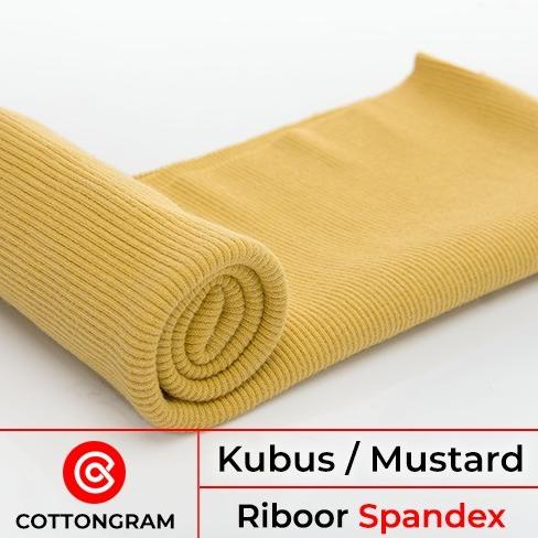 Jual ] Kain Bahan Rib Jaket Rib bur Spandex Cotton Warna Sedang ...