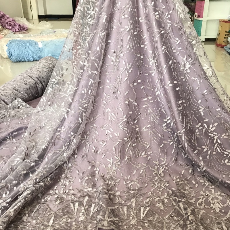 Jual Kain tile akar bordir bunga tepi | Shopee Indonesia