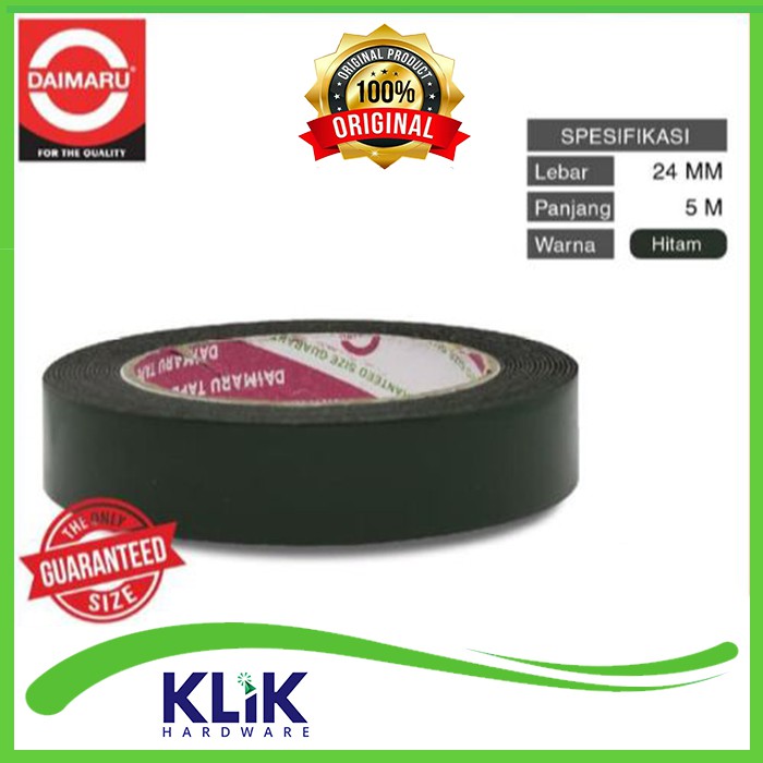 Jual Daimaru Double Tape PE Foam - Isolasi Double Tape Busa 24 mm x 5 meter | Shopee Indonesia