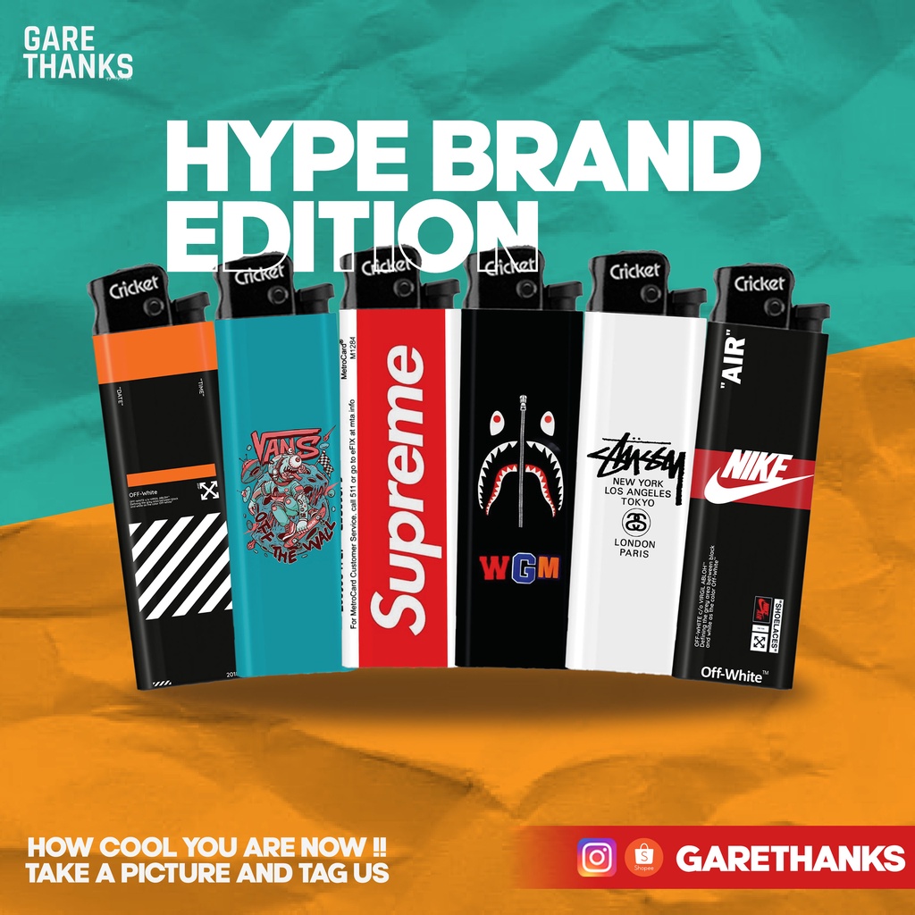 Jual [BISA COD] [ KOREK CRICKET ] KOREK API UNIK CUSTOM STICKER FULL ...