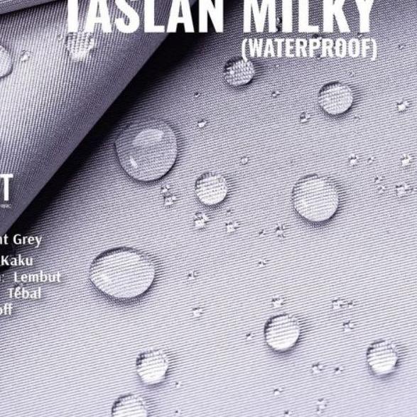 Jual kain taslan waterproof milky | Shopee Indonesia