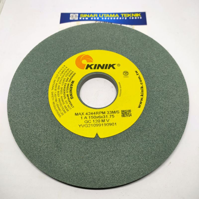 Jual KINIK batu gerinda 150*6*31,75 batu asah 6inch | Shopee Indonesia