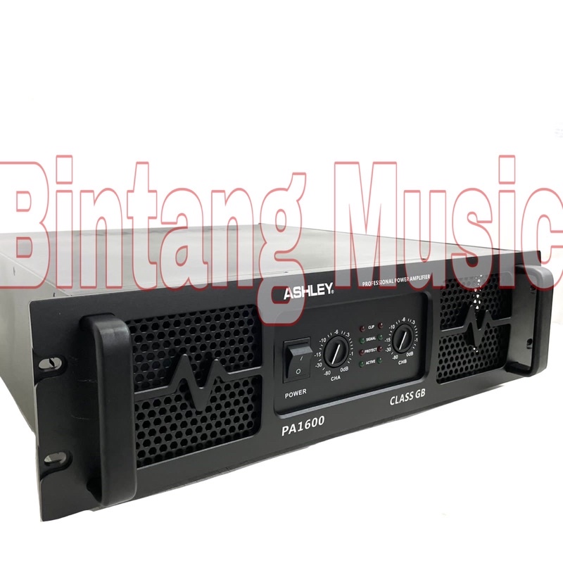 Jual power amplifier Ashley PA1600 original ashley PA 1600 class GB ...