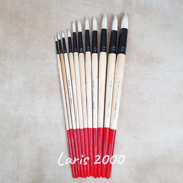Jual Kuas Lukis Round Panjang / Brush Lancip 589R V-tec | Shopee Indonesia
