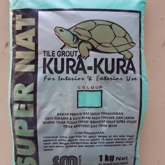 Jual TILE GROUT/SUPERNAT/SEMEN WARNA KURA-KURA 1 KG | Shopee Indonesia