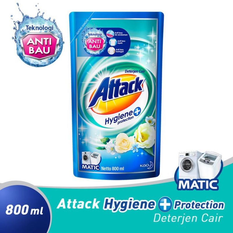Jual attack hygiene+protection 800ml | Shopee Indonesia