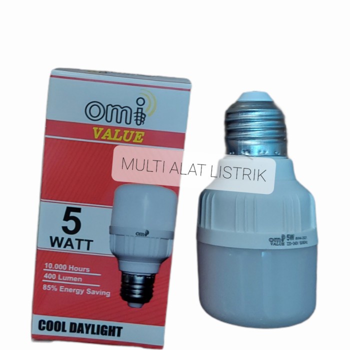Jual Lampu led tabung omi value 5W capsule 5watt bolam bolam omi value ...
