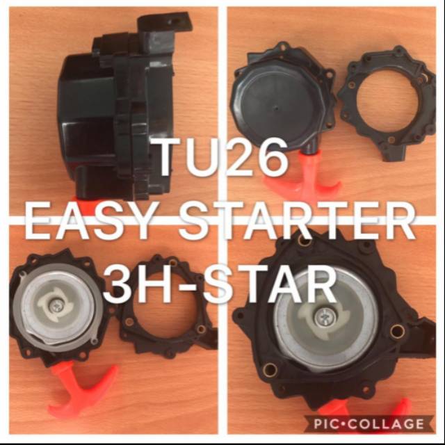 Jual Recoil Starter Tarikan kap Engkol Mesin Semprot Hama Tu26 Easy starter 3 lubang | Shopee ...