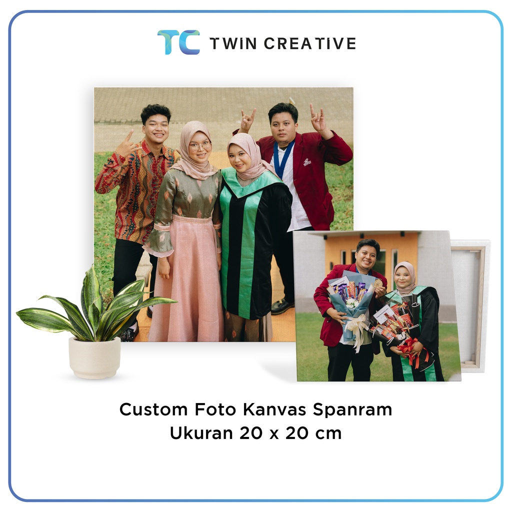 Jual Custom Pajangan Hiasan Dinding Cetak Foto Kanvas Spanram Include ...