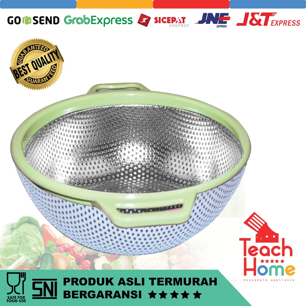 Jual Saringan Stainless Warna Dalam 27cm - TCH | Shopee Indonesia
