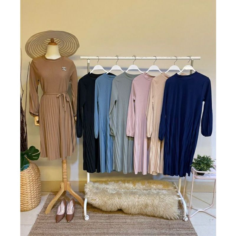 Jual Tunik Plisket by Kalola | Shopee Indonesia