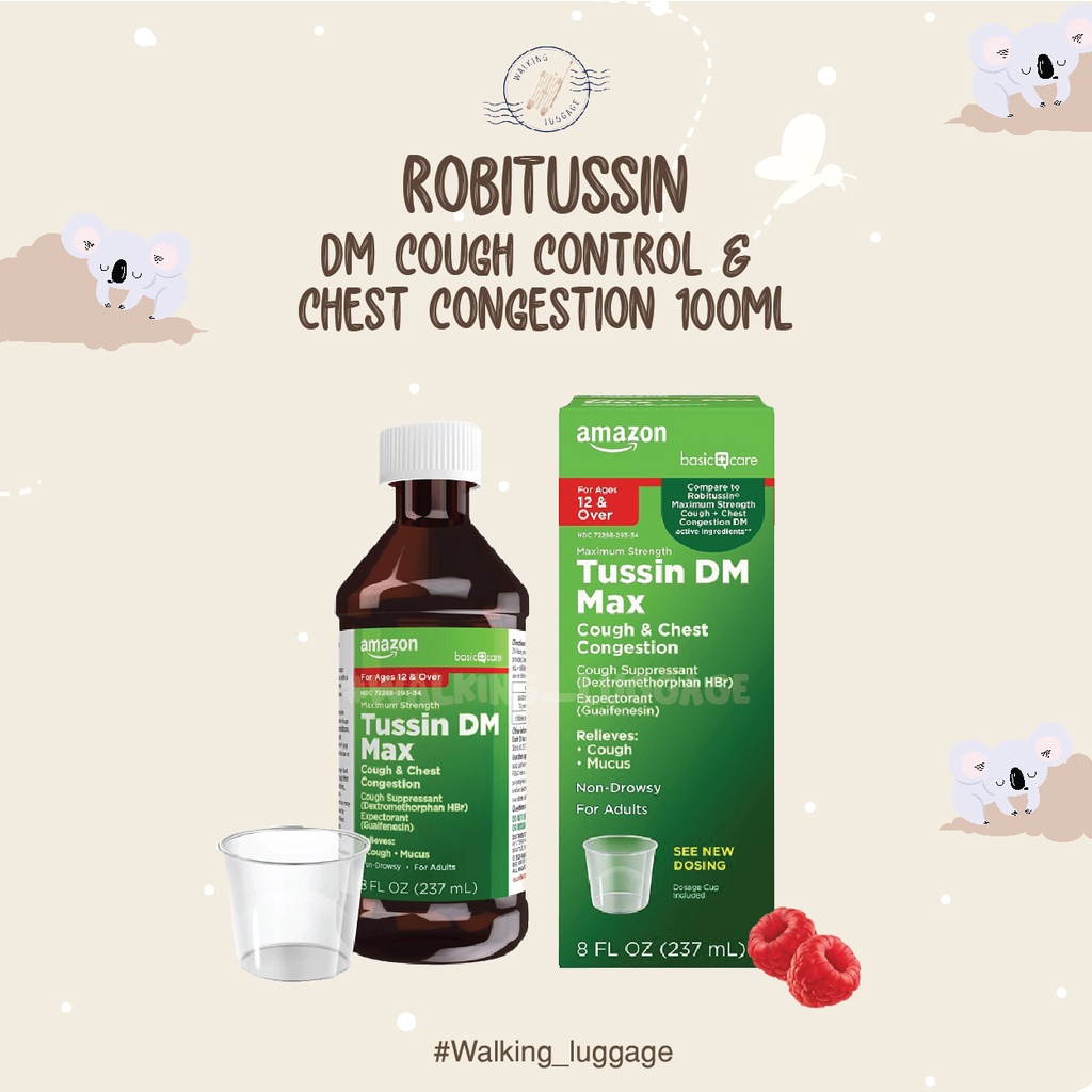 Jual Robitussin DM Cough Control & Chest Congestion 100ML - Obat Batuk ...