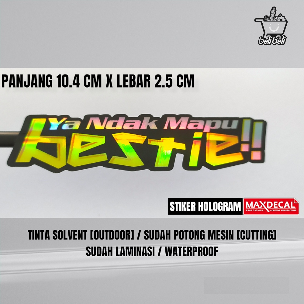 Jual stiker kata-kata / stiker viral / stiker bengkel terbaru / stiker ...