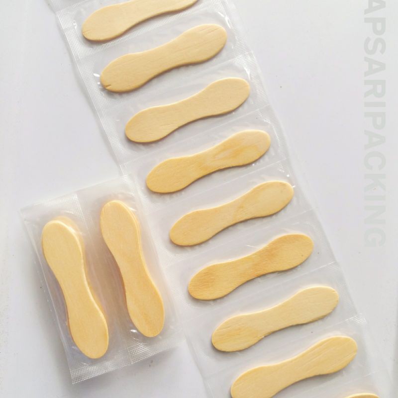 Jual Sendok ice cream kayu sachet plastik | Shopee Indonesia