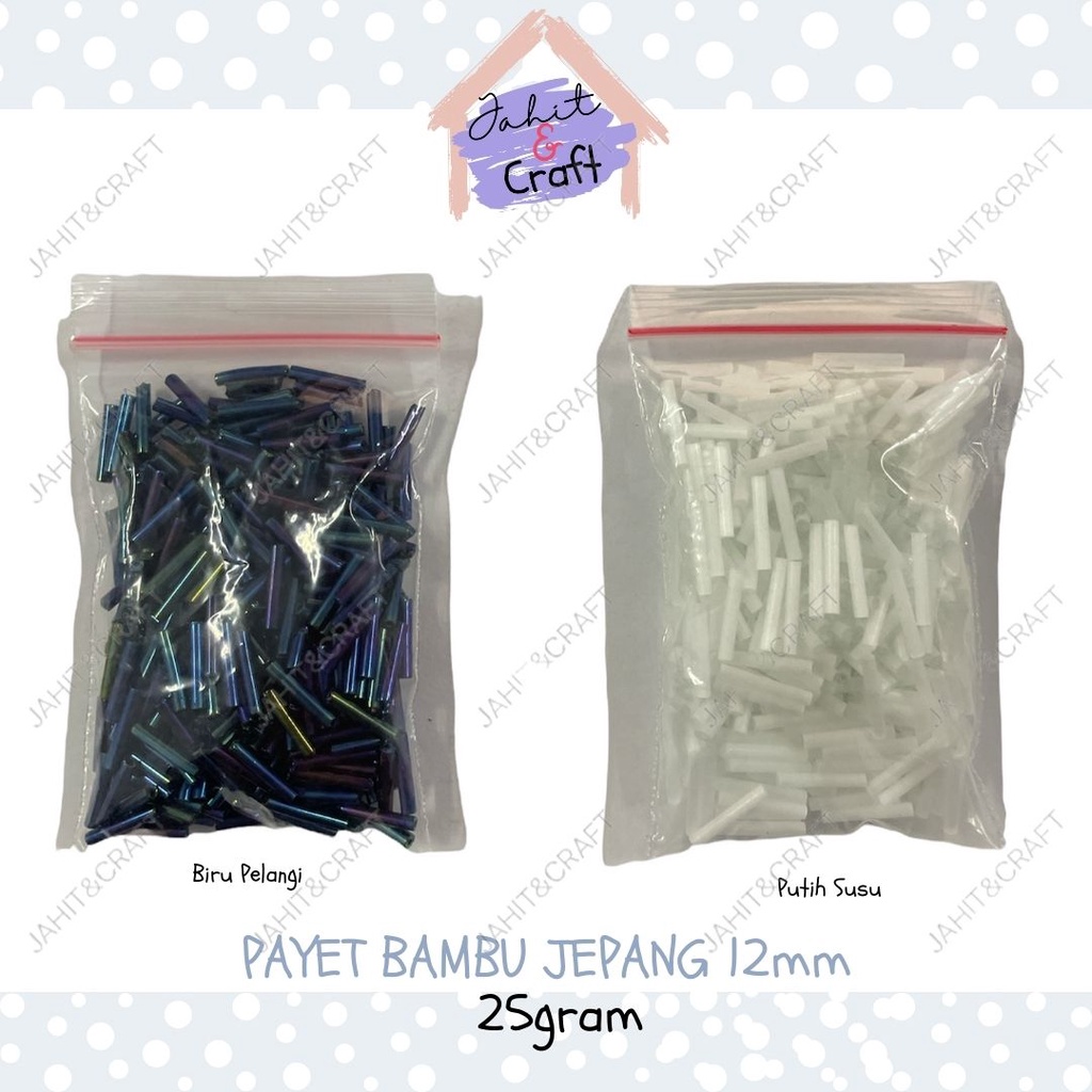 Jual Mote Bambu Jepang/ Payet Bambu panjang 12mm/ Payet Bambu Batang 1 ...
