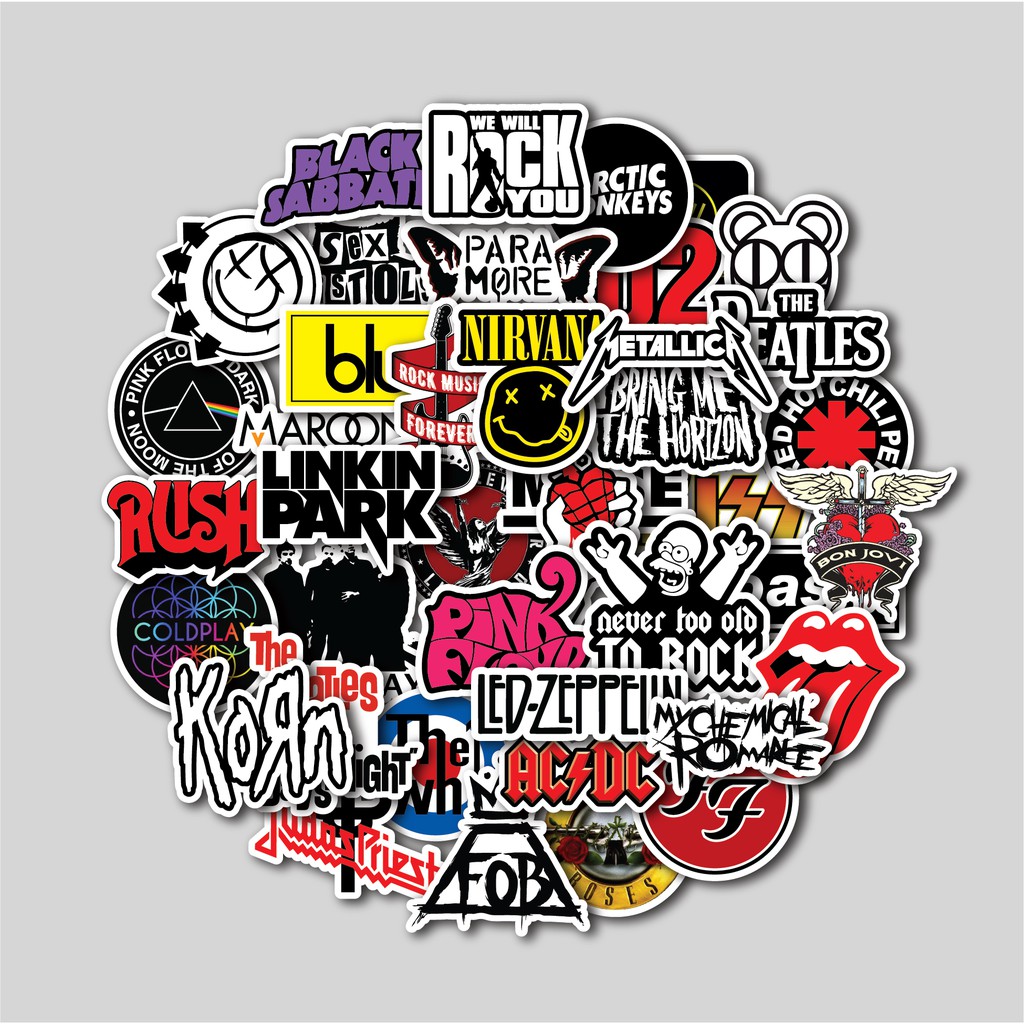 Jual STICKER PACK ROCK BANDS | STICKER TUMBLR | STIKER LAPTOP KOPER ...