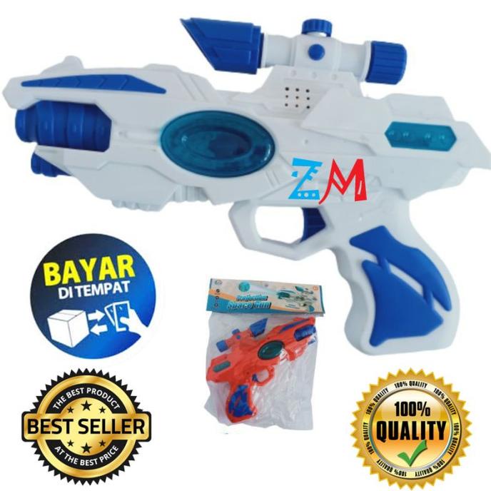 Jual Mainan Anak Pistol LG 10 Space Gun Lampu dan Suara | Shopee Indonesia