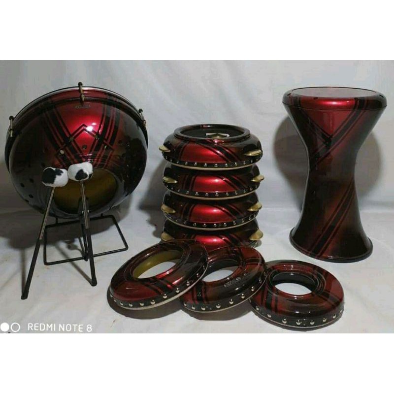 Jual Hadroh Fullset Full Motif ( Darbuka Cor Alumunium) | Shopee Indonesia