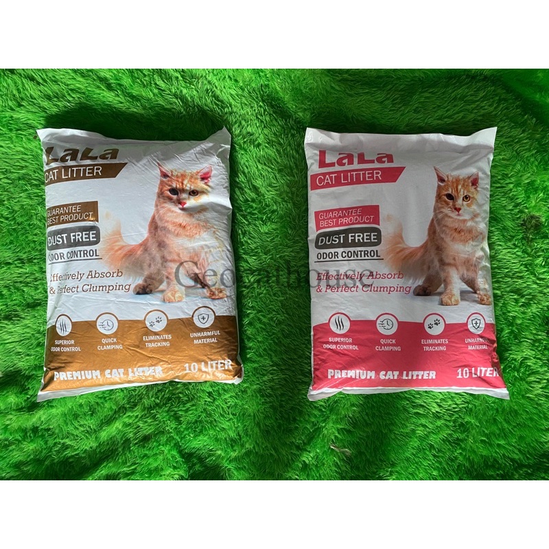 Jual Pasir Gumpal Wangi LALA Cat Litter 10 Liter | Shopee Indonesia