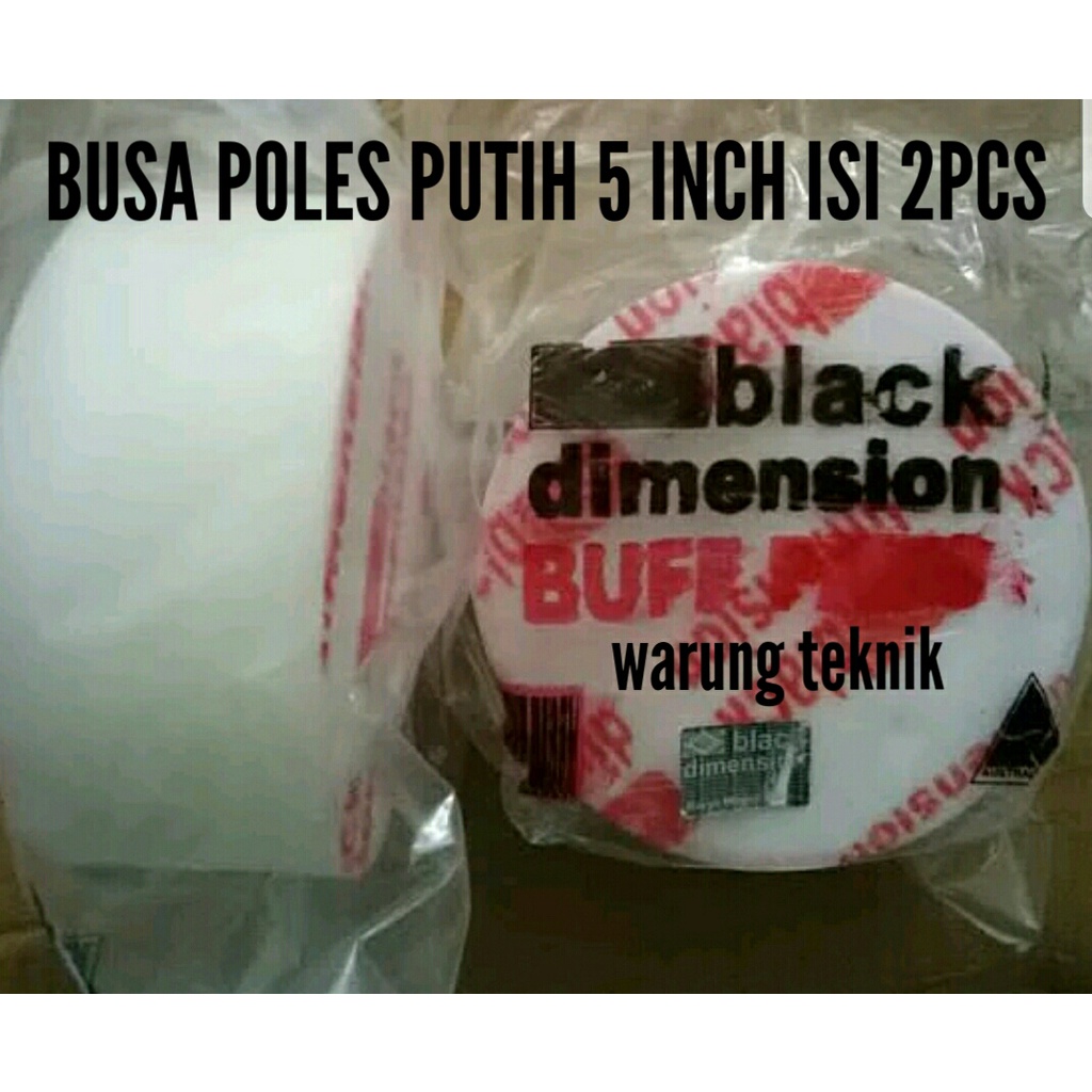 Jual BLACK DIMENSION BUSA POLES PUTIH TEMPEL VELCRO 5 INCH 125 mm ...