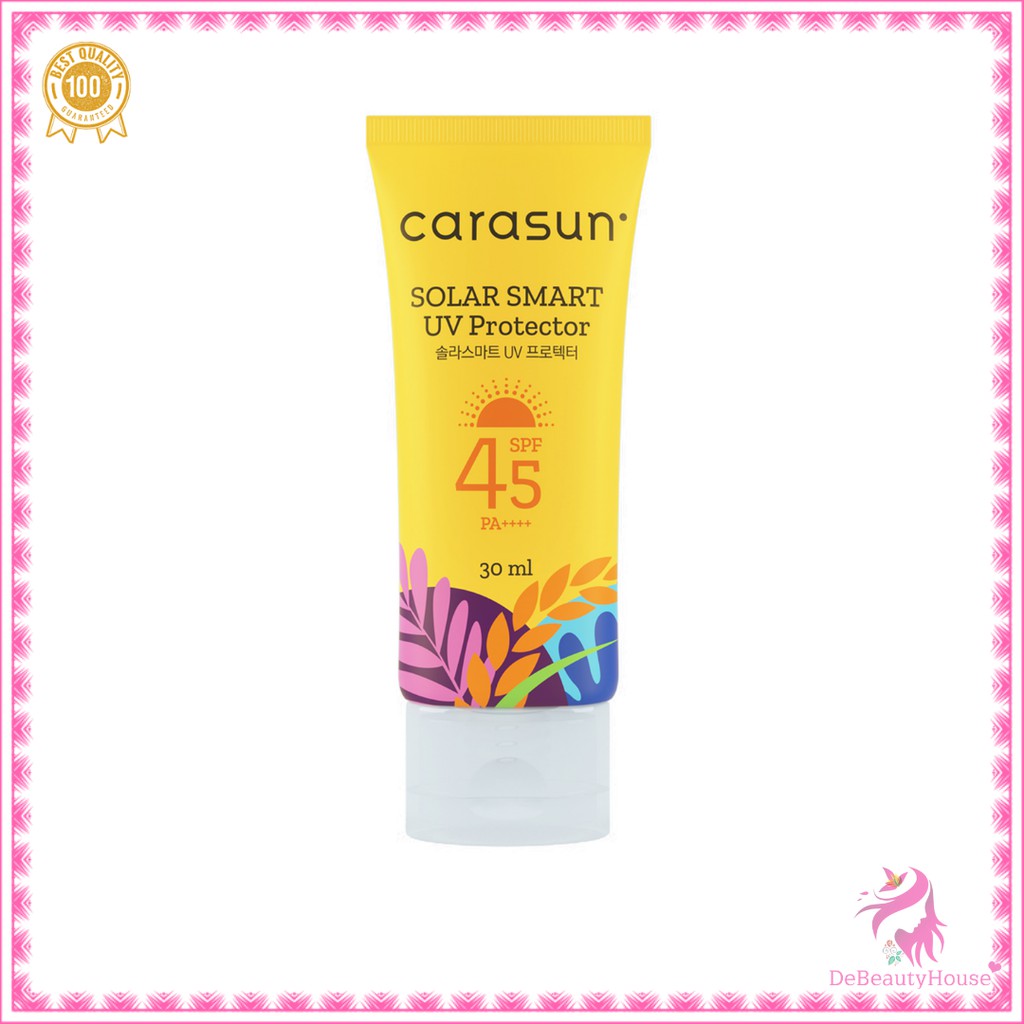 Jual Carasun Solar Smart UV Protector SPF 45 PA++++ \ Sunscreen | Shopee Indonesia