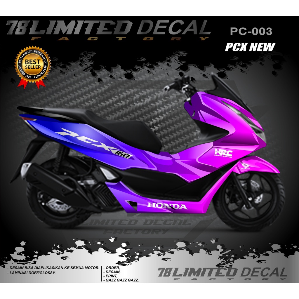 Jual Sticker Decal PCX 160 Full Body Stiker New 2021 2022 Motor Honda ...