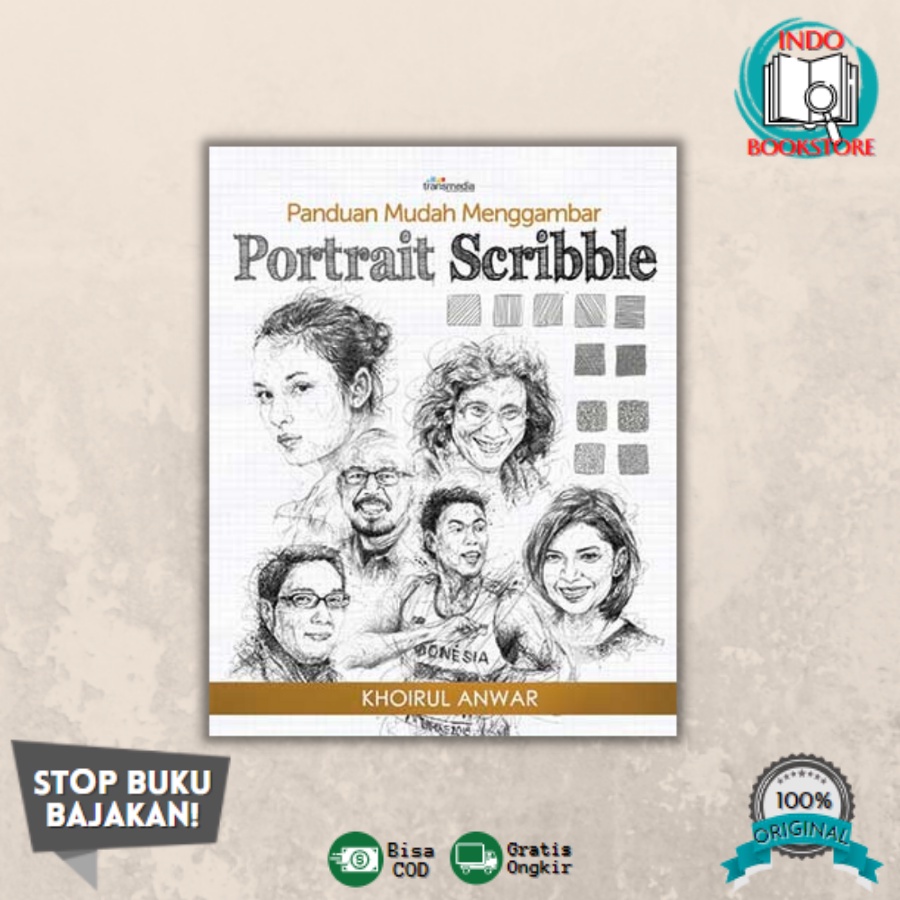 Jual PANDUAN MUDAH MENGGAMBAR PORTRAIT SCRIBBLE | Shopee Indonesia