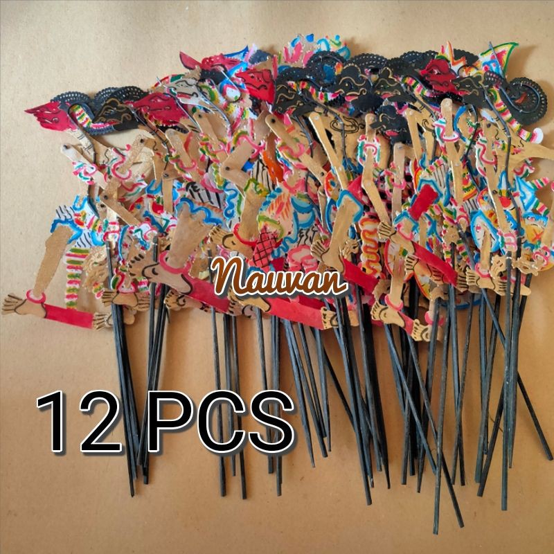 Jual Wayang / Wayang Kulit Asli dan Murah 30cm isi 12 pcs / Hobi ...