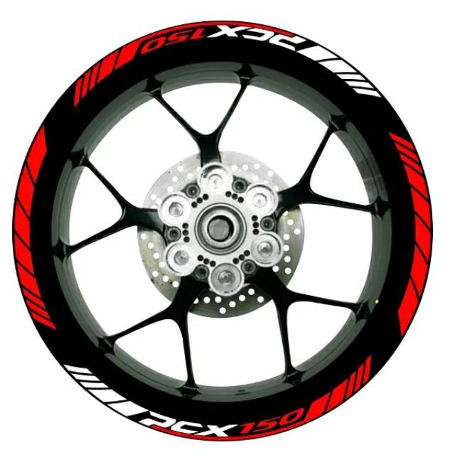 Jual Stiker Velg Honda PCX 150 Velg 14" Simple cool. list velg honda ...