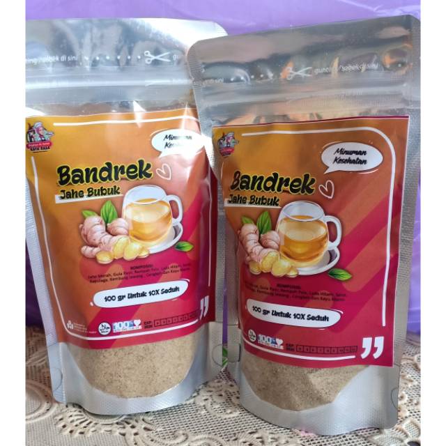 Jual Minuman bandrek jahe bubuk 100gr | Shopee Indonesia