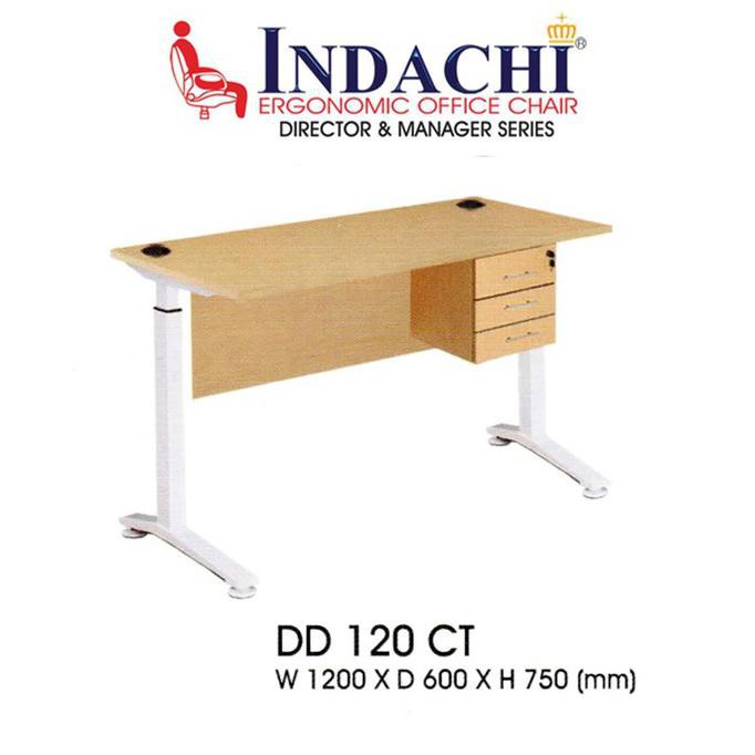Jual Indachi Office Meja Kantor - Dd 120 Ct - - Fin Melamine ...