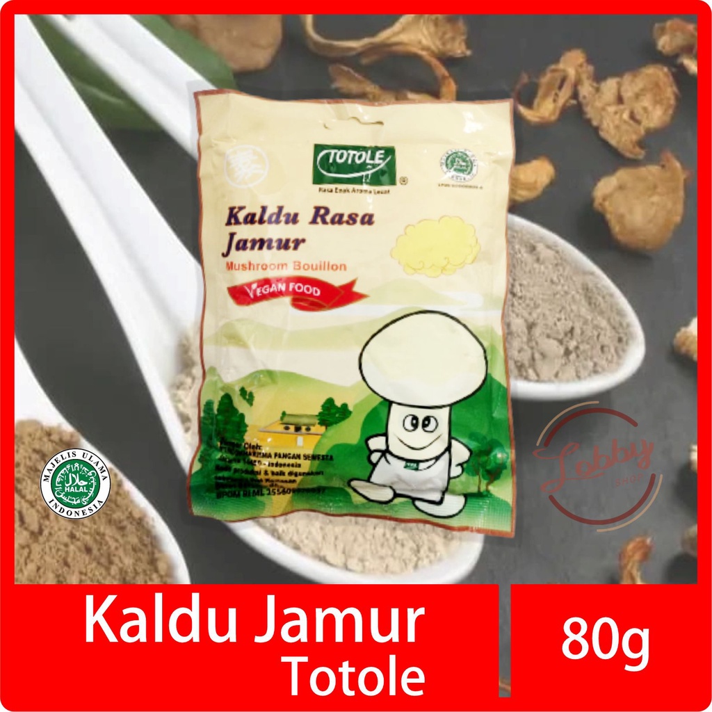 Jual Kaldu Jamur TOTOLE 80gr | Penyedap Makanan | Jamur Mushroom Powder ...